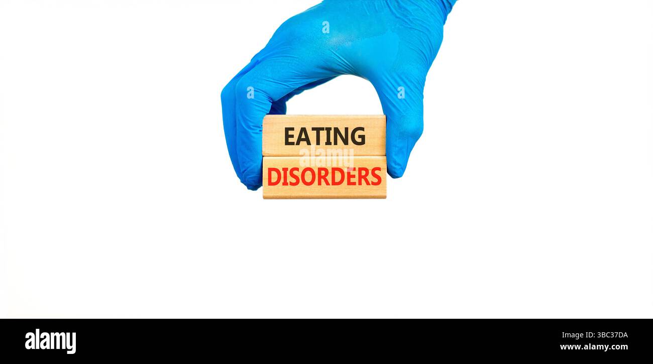 Eating disorders symbol. Concept words Eating disorders on beautiful ...
