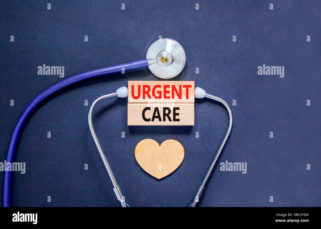 Urgent care symbol. Concept words Urgent care on beautiful wooden ...