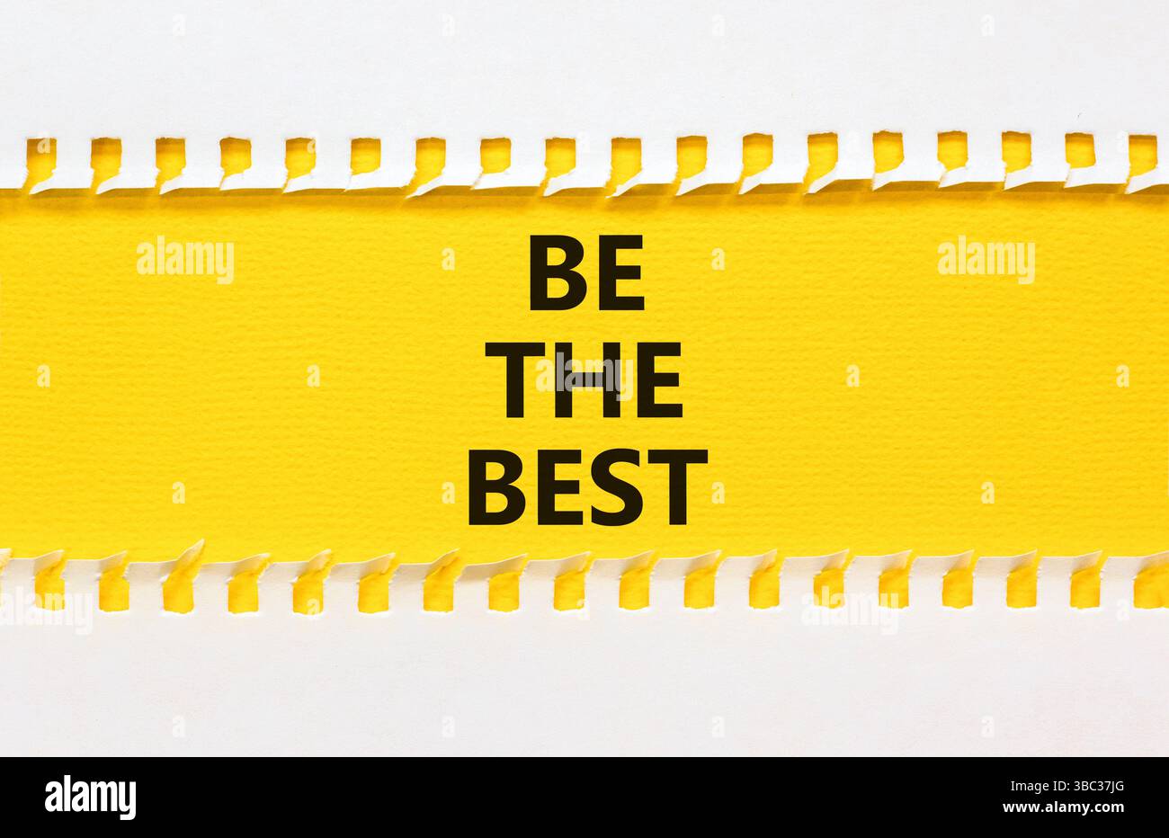 Motivational be the best symbol. Concept words Be the best on beautiful ...