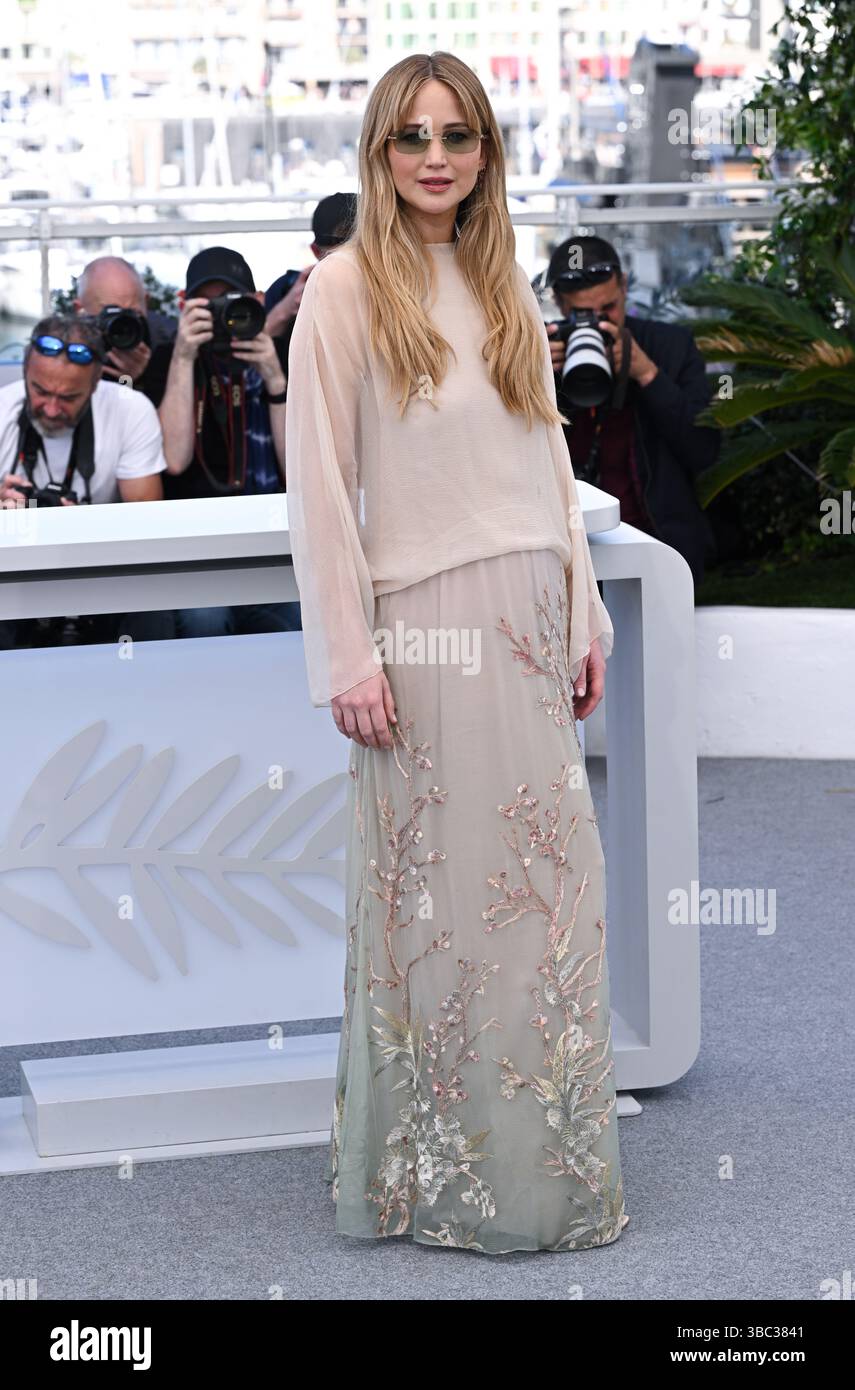 Cannes, France. May 18th, 2025. Jennifer Lawrence attending the Die My ...