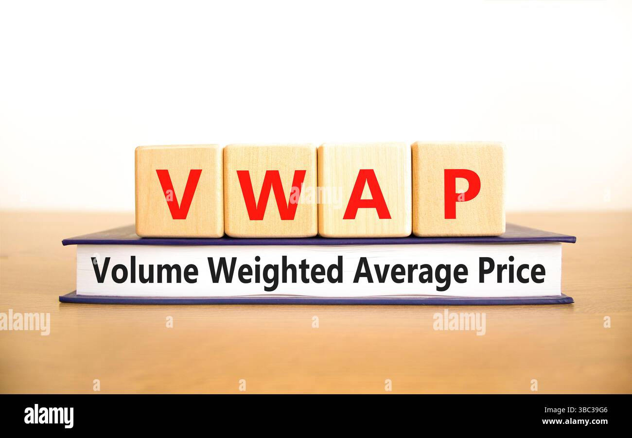 Volume Weighted Average Price symbol. Concept word VWAP Volume Weighted ...