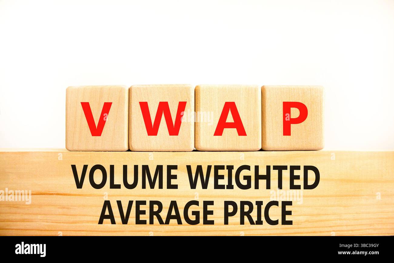 Volume Weighted Average Price symbol. Concept word VWAP Volume Weighted ...