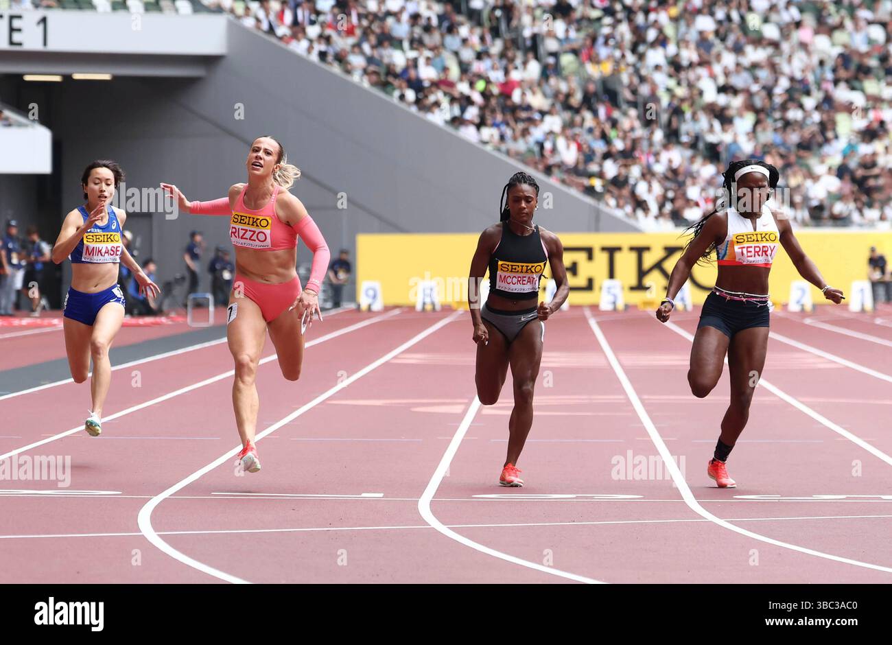 Midori MIKASE of Japan, Bree RIZZO of Australia, Sade MCCREATH of ...