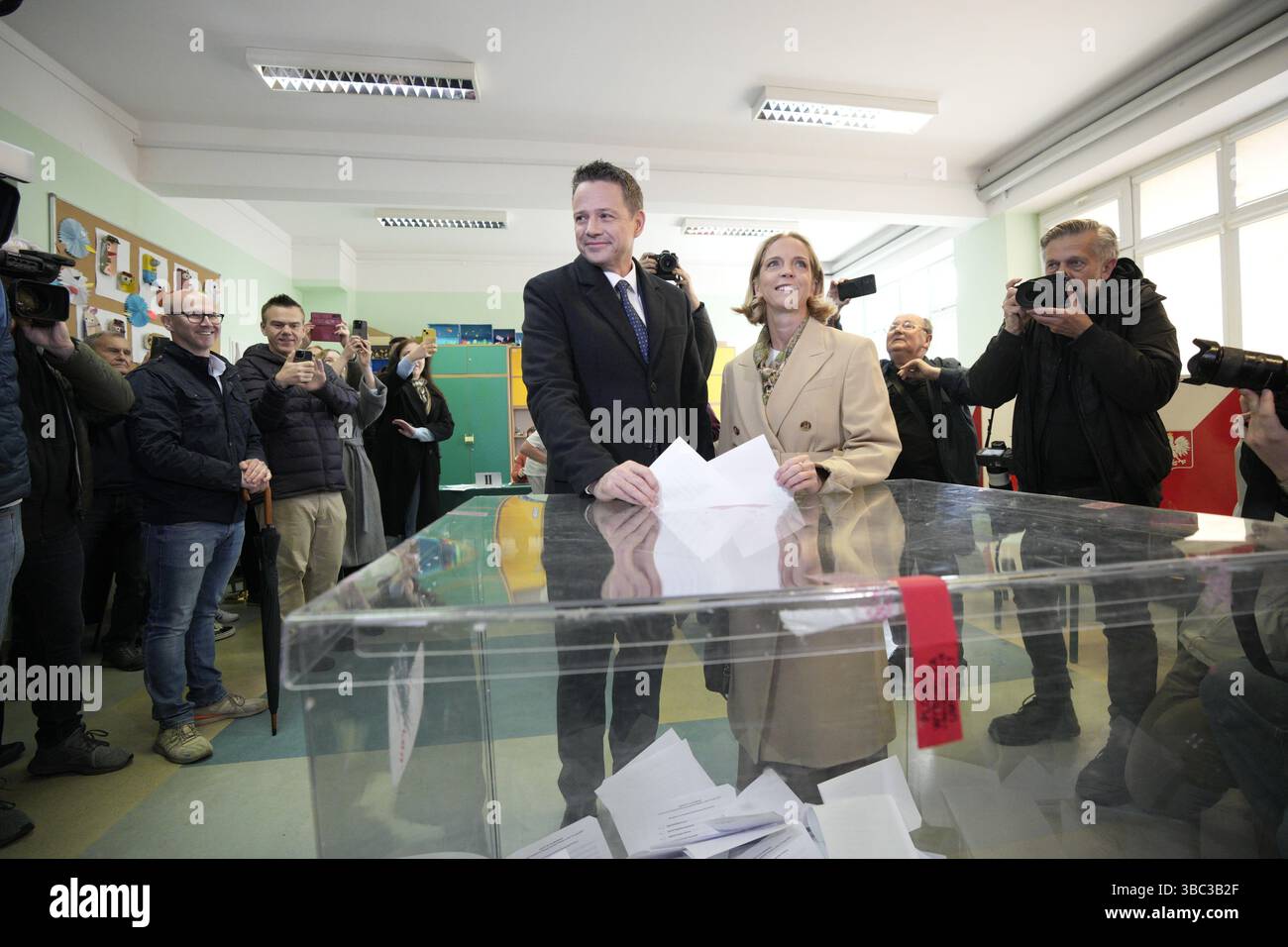 Warsaw, Poland. 18th May, 2025. Presidential candidate and mayor of ...