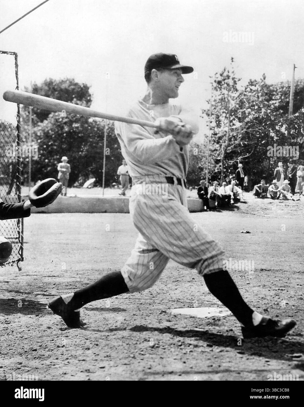 Lou Gehrig on his last Spring Training with The New York Yankees in ...
