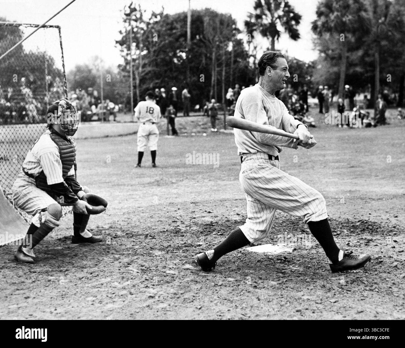 Lou Gehrig Spring Training. 2 months before retiring. 1939 Stock Photo ...