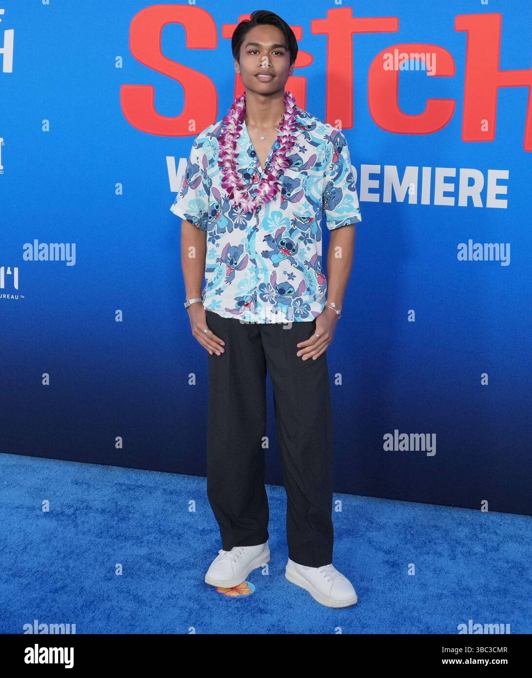 Angelo Marasigan arrives at the Disney's LILO & STITCH World Premiere ...