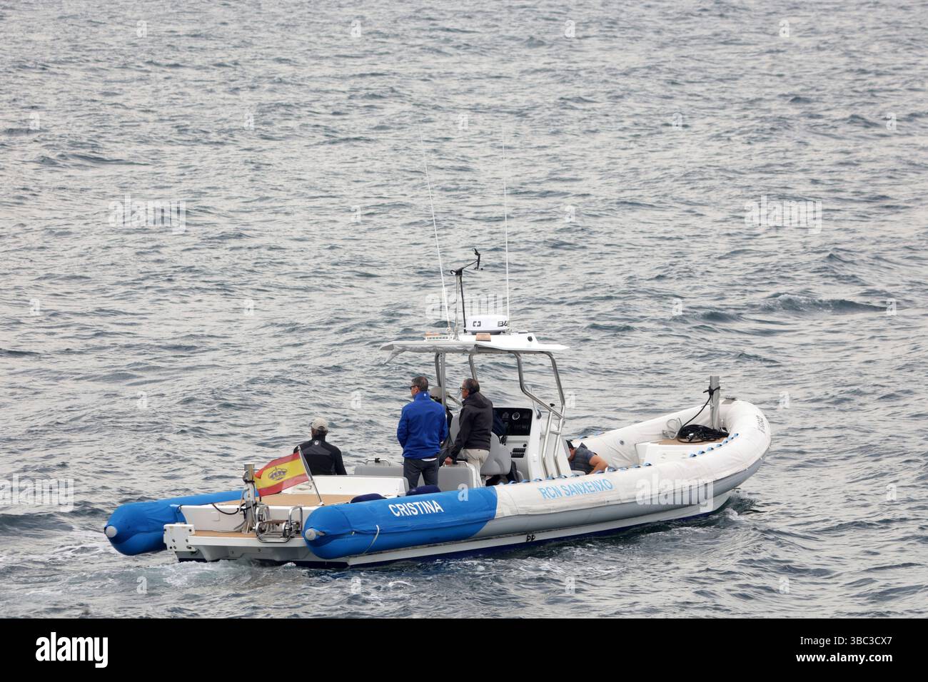 King Juan Carlos and Pedro Campos embarking, on May 18, 2025, in ...
