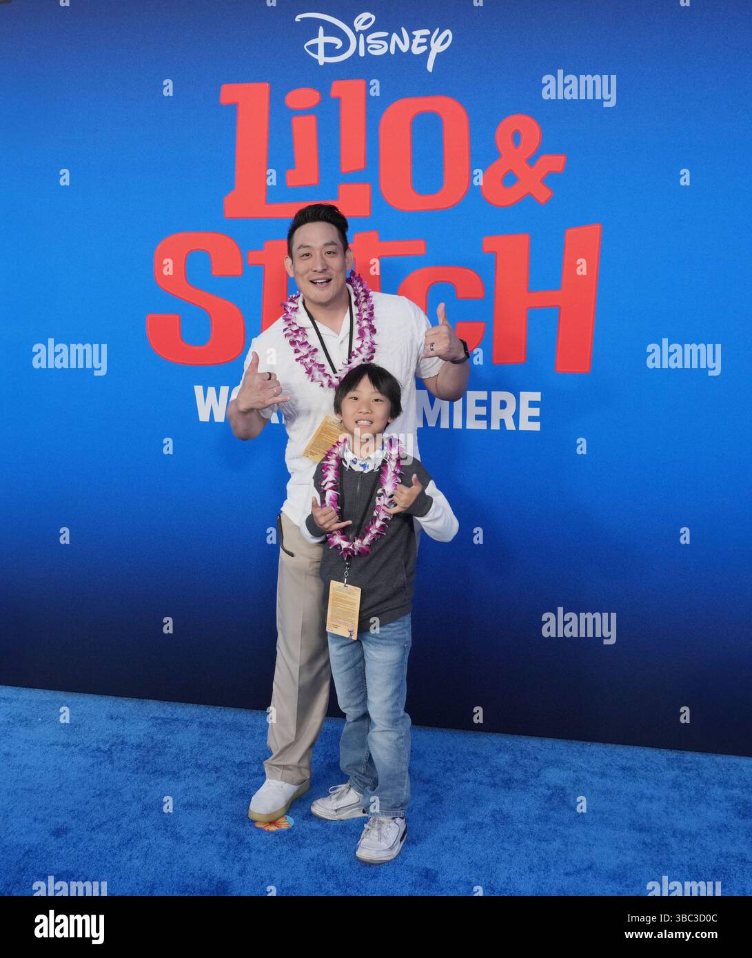 Los Angeles, USA. 14th Apr, 2025. Jordan Kim and Jeff Kim arrives at ...