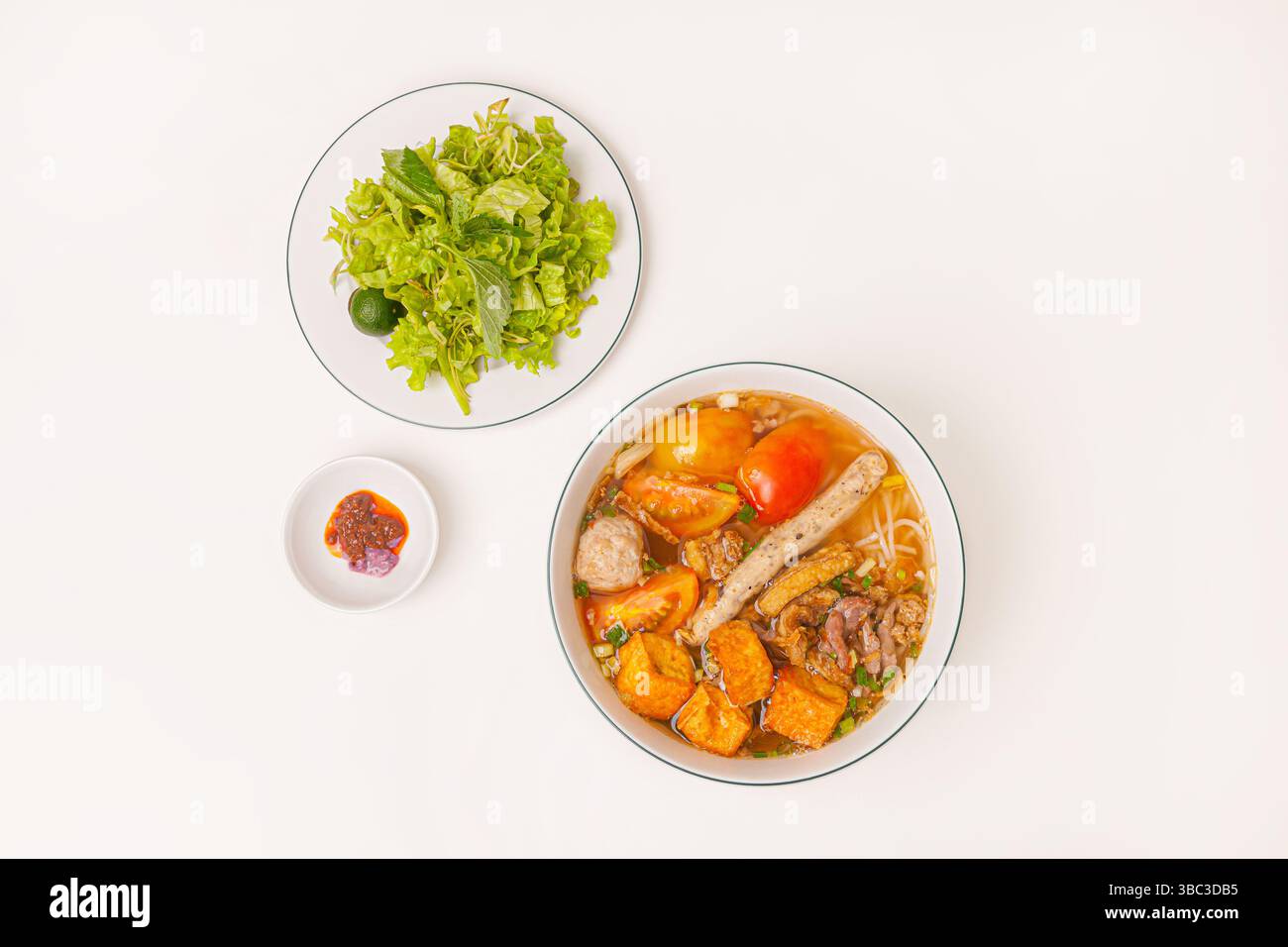 Bun Rieu Cua Ha Noi, Crab paste vermicelli soup with minced shrimp ...