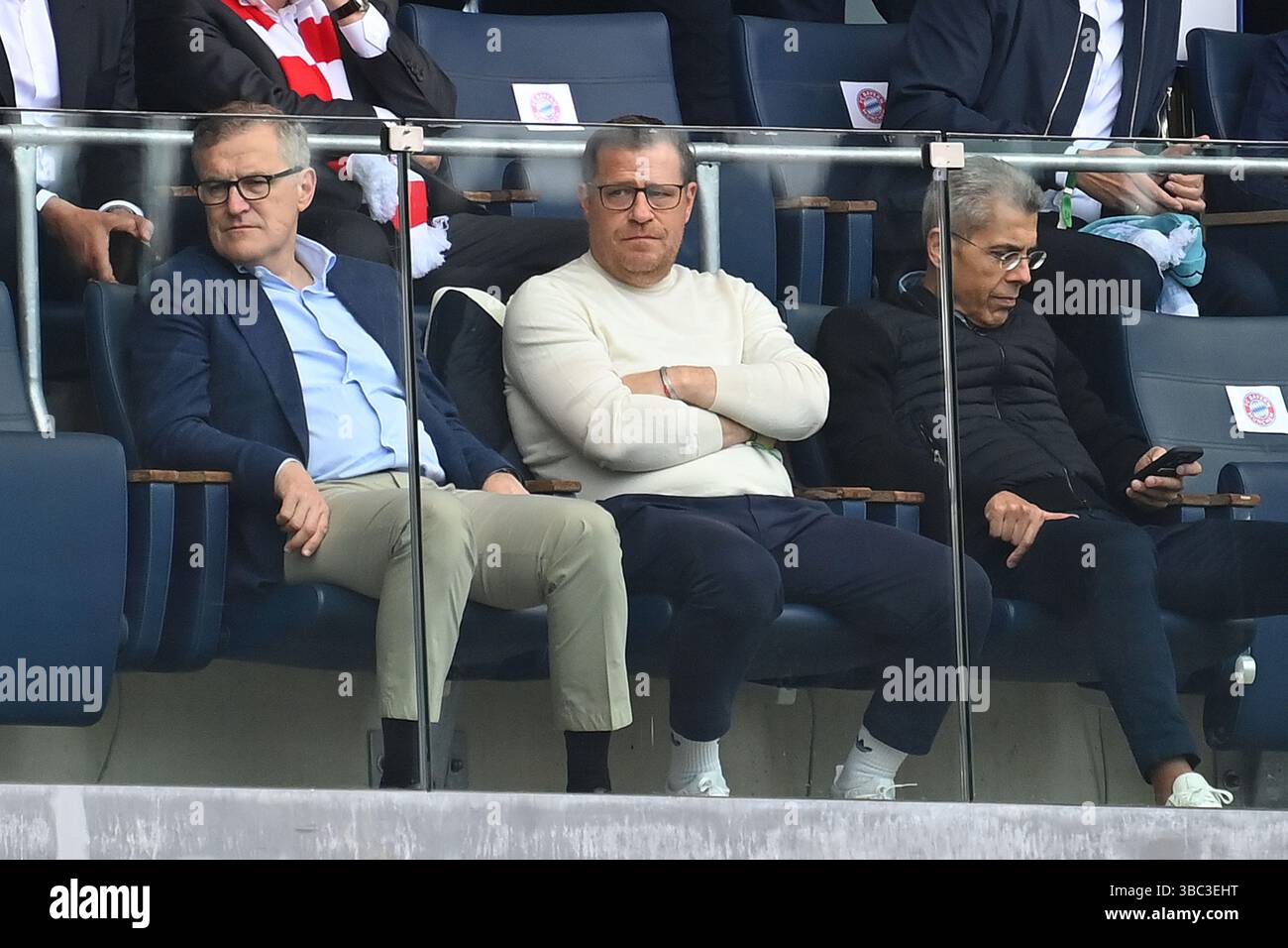 From left: Jan Christian DREESEN (FCB CEO), Max EBERL (FC Bayern Munich ...