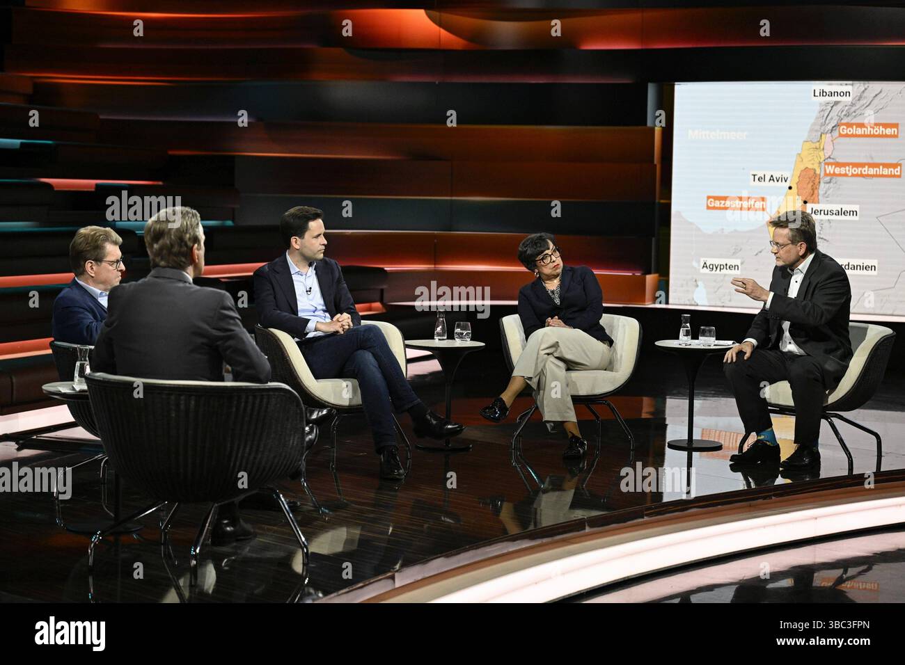 Talkrunde bei Markus Lanz , ZDF 05/25 her Ralf Stegner, Markus Lanz ...
