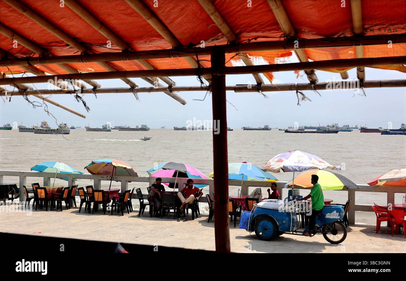 May 18, 2025, Chittagong, Patenga Beach, Bangladesh: A stretch of five ...