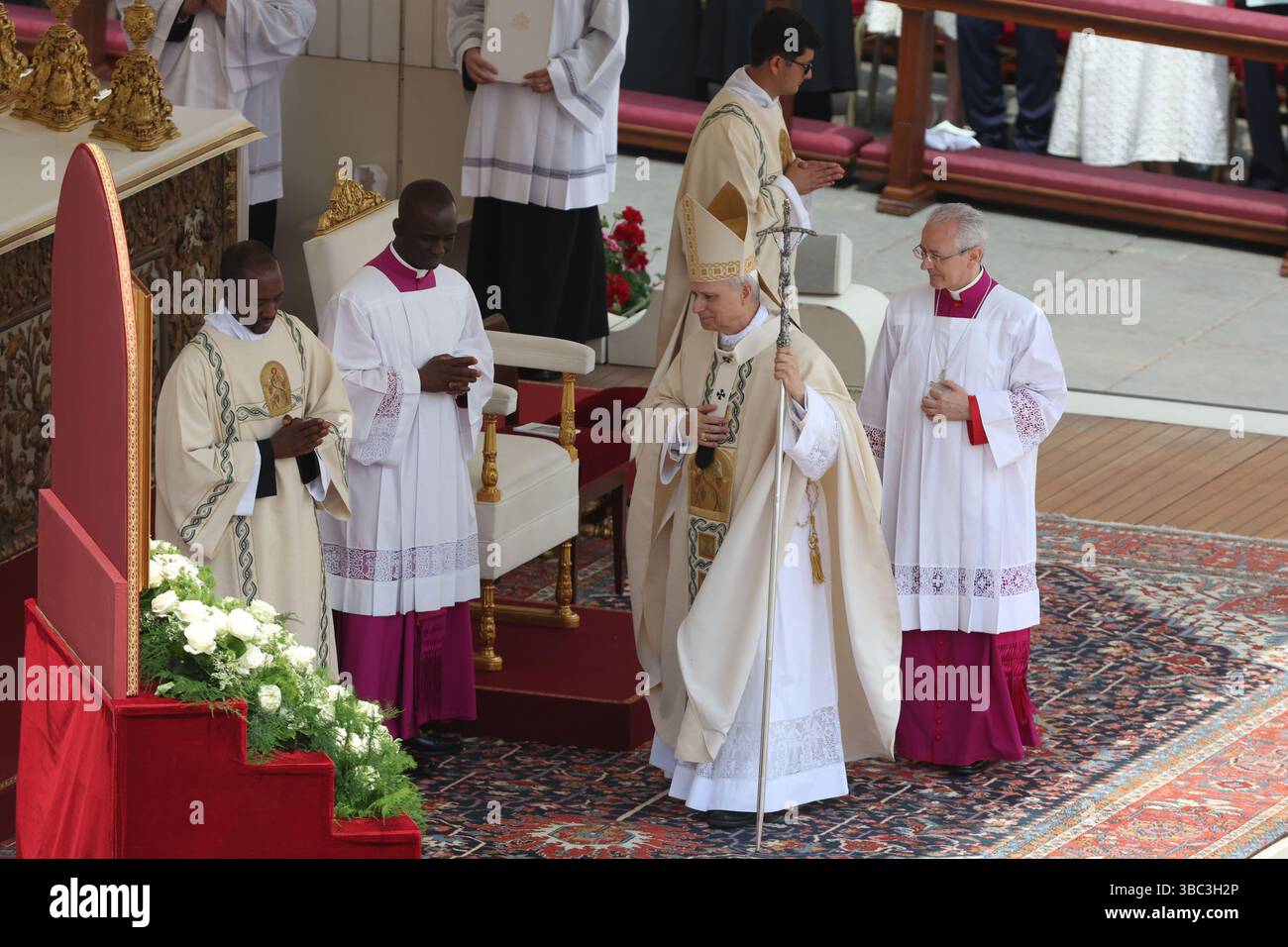 Rome, Italy. 18th May, 2025. Rome, Rite of Enthronement of Pope Leo XIV ...