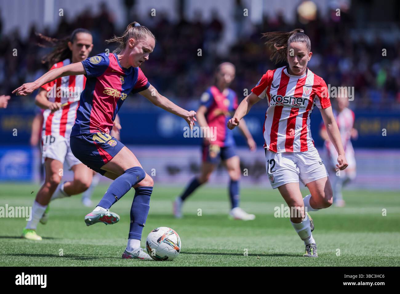 Caroline Graham Hansen of FC Barcelona in action during the Spanish ...