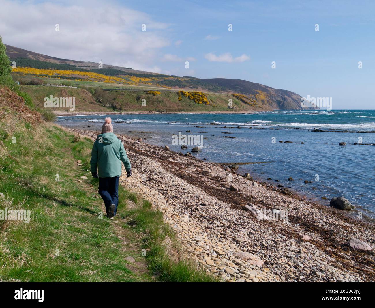John O Groats trail near Helmsdale, Sutherland Stock Photo - Alamy
