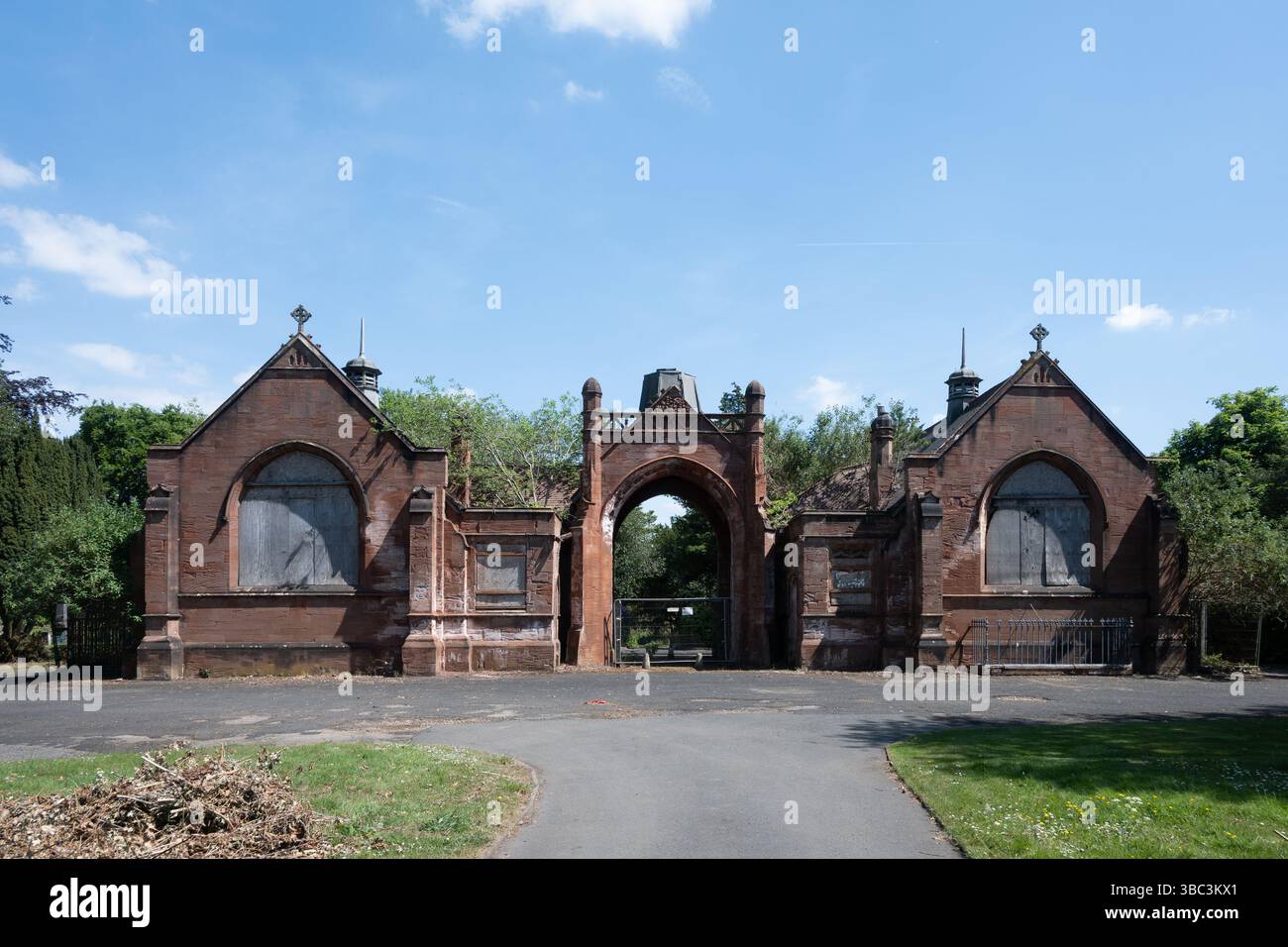 The mortuary chapels, Lodge Hill Cemetery, Selly Oak, Birmingham, West ...