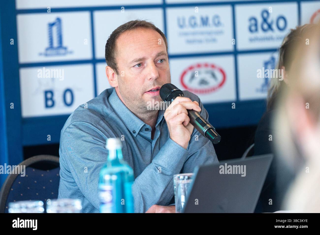Berlin, Germany. 18th May, 2025. Michael Lorenz (CSU), mayor of Inzell in Bavaria, speaks at an ...