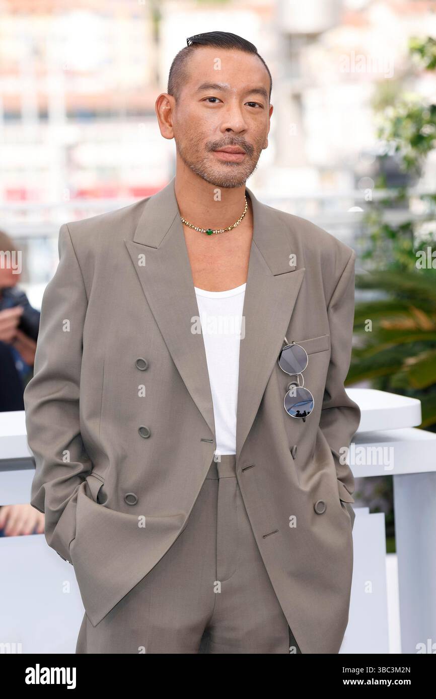 Juno Mak poses at the photocall of 'Sons Of The Neon Night' during the ...