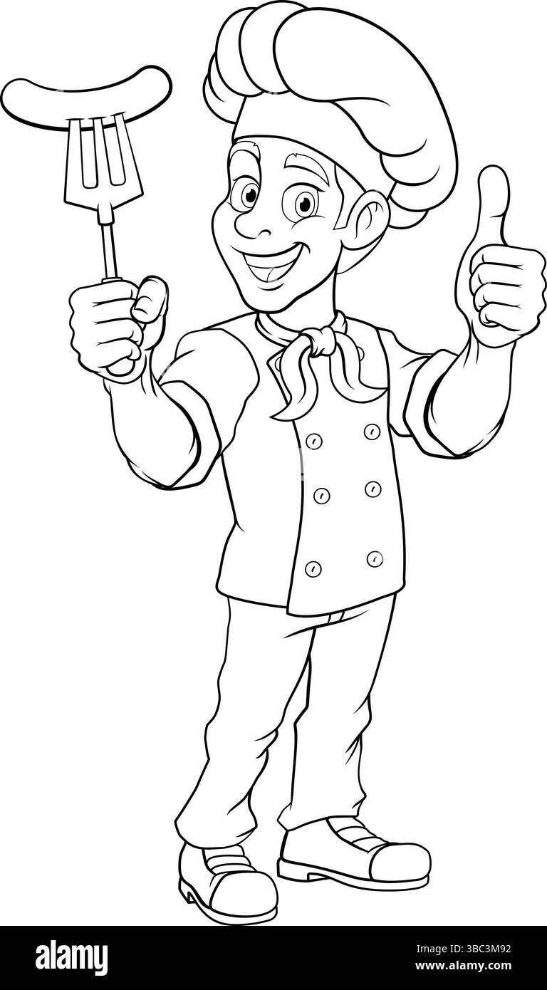 chef new 2024 A13 bw-70 Stock Vector Image & Art - Alamy