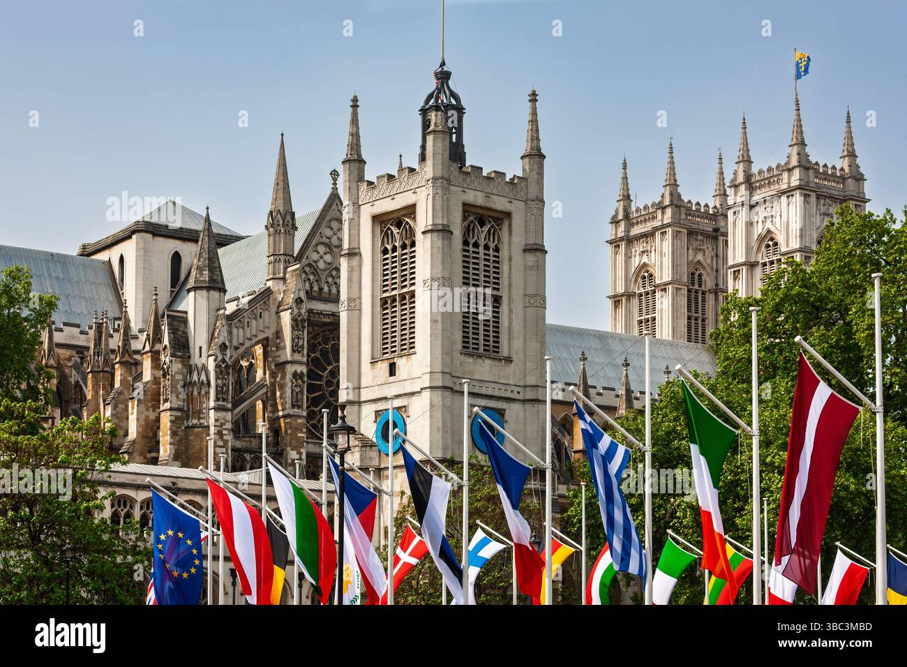 Flags many countries raised hi-res stock photography and images - Alamy