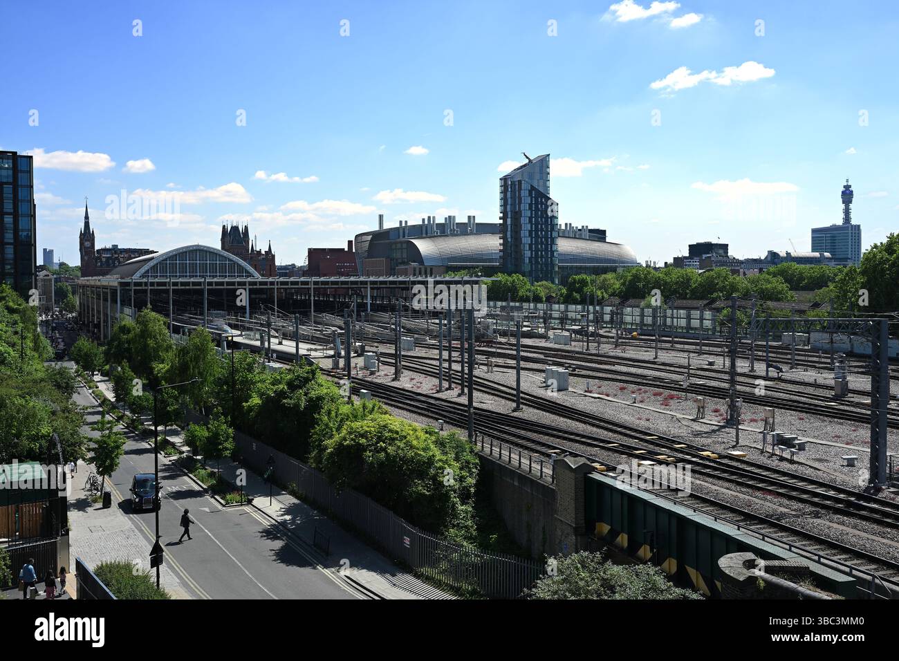 St Pancras International station, St Pancras Renaissance Hotel and The ...