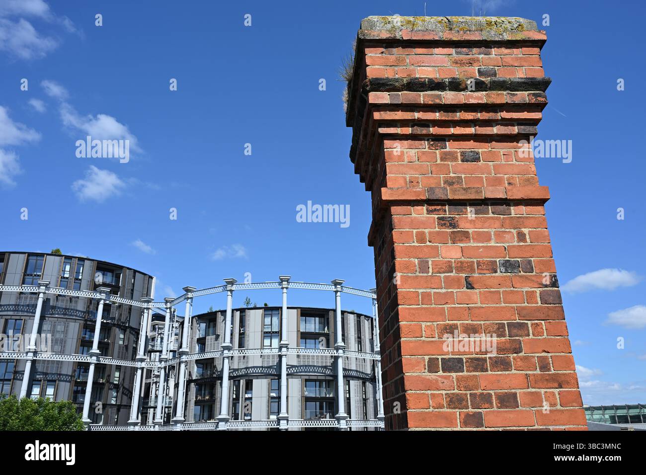 purely decorative chimney atop the St Pancras Waterpoint water tower in ...