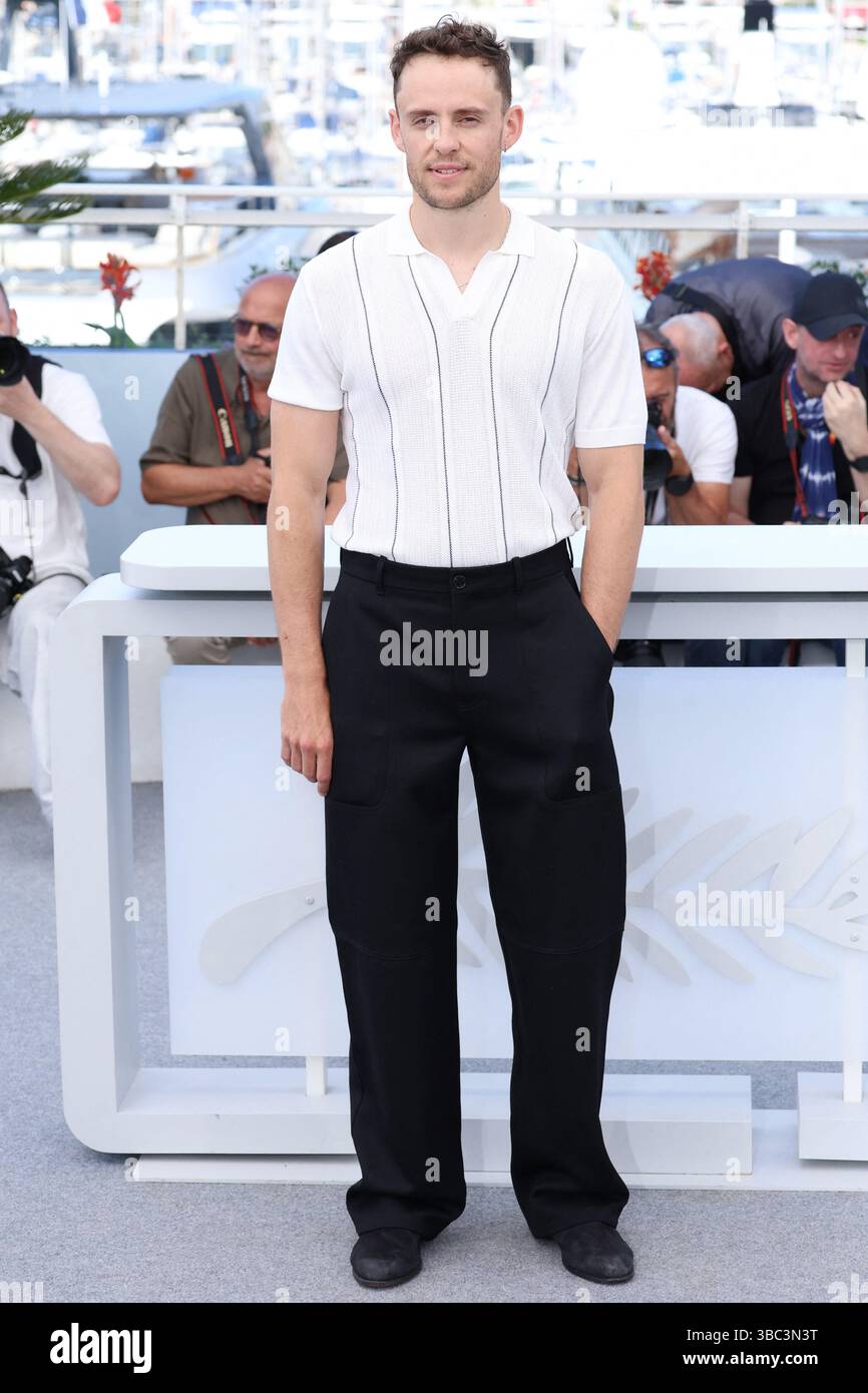Cannes, France. 18th May, 2025. Harry Lighton posing during the Pillion ...