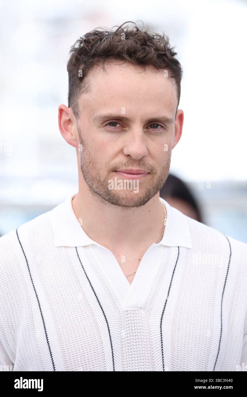 Cannes, France. 18th May, 2025. Harry Lighton posing during the Pillion ...