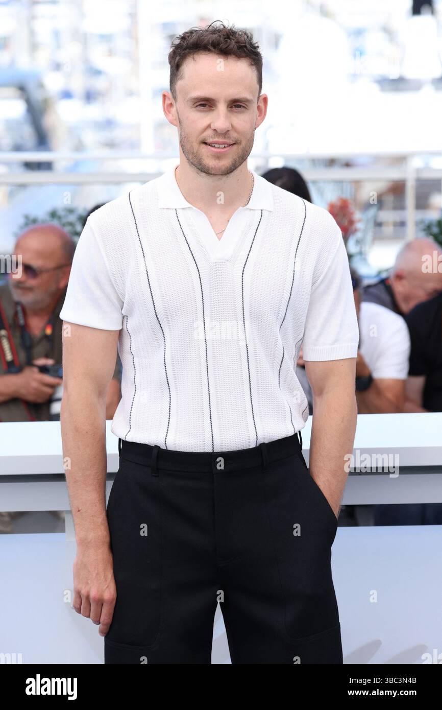 Cannes, France. 18th May, 2025. Harry Lighton posing during the Pillion ...
