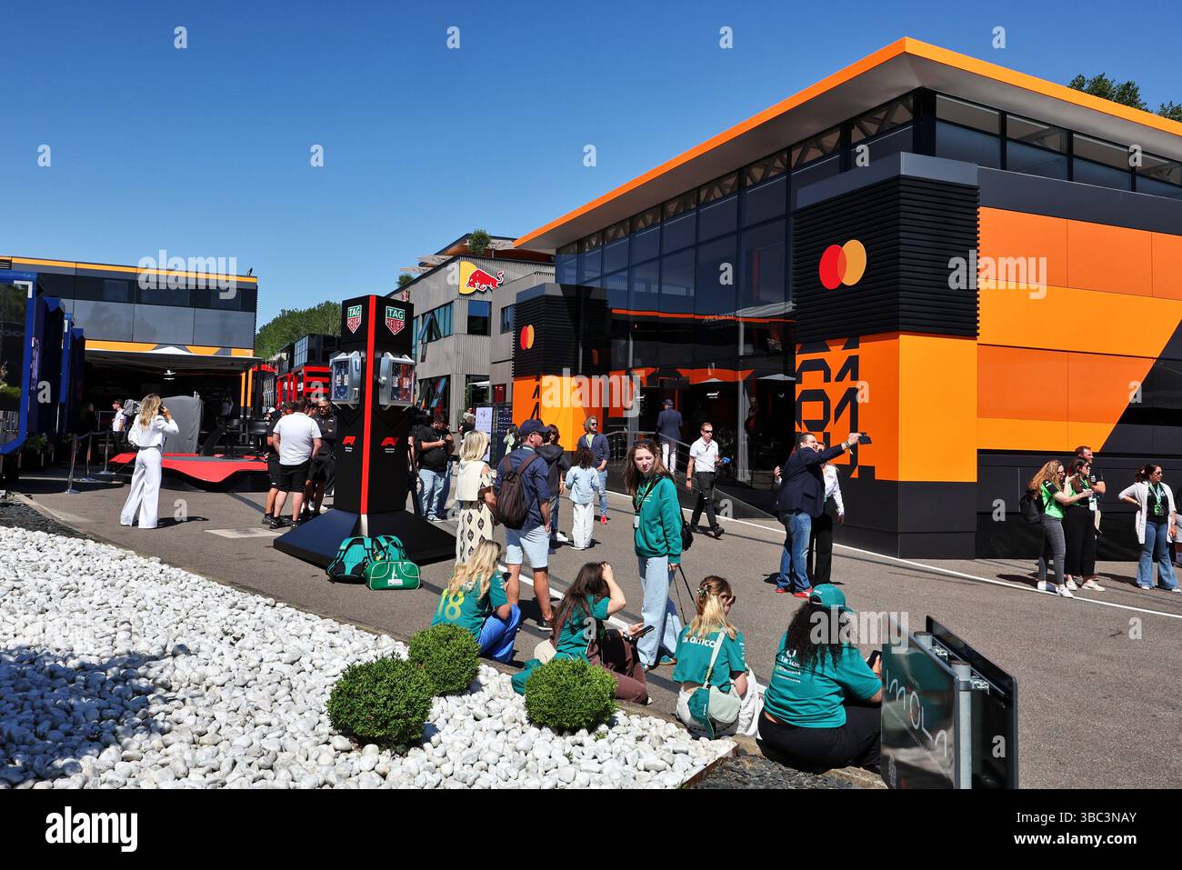 Imola, Italy. 18th May, 2025. Paddock atmosphere. 18.05.2025. Formula 1 World Championship, Rd 7 ...