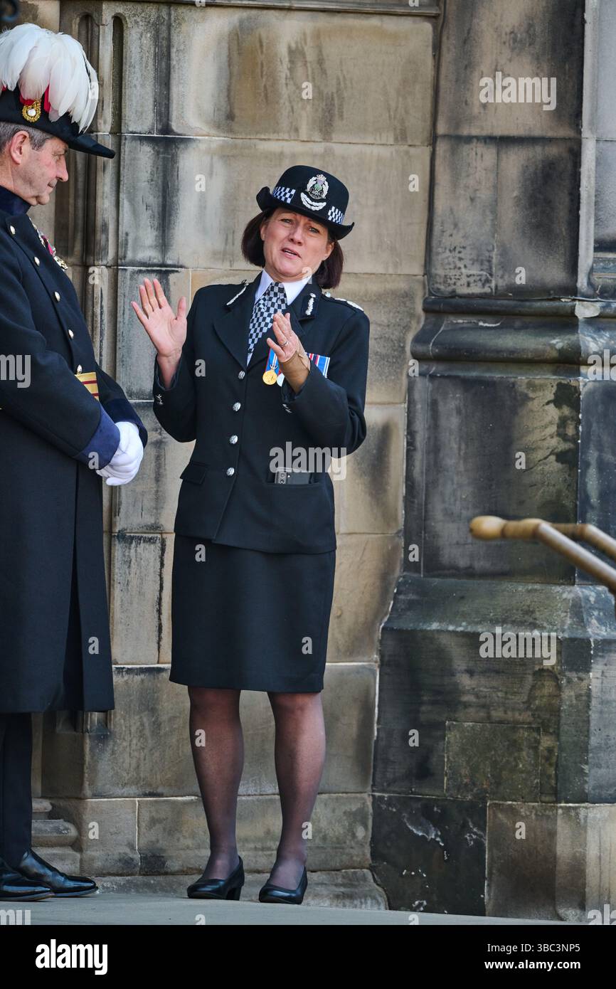 Edinburgh Scotland, UK 18 May 2025. Chief Constable Jo Farrell at The ...