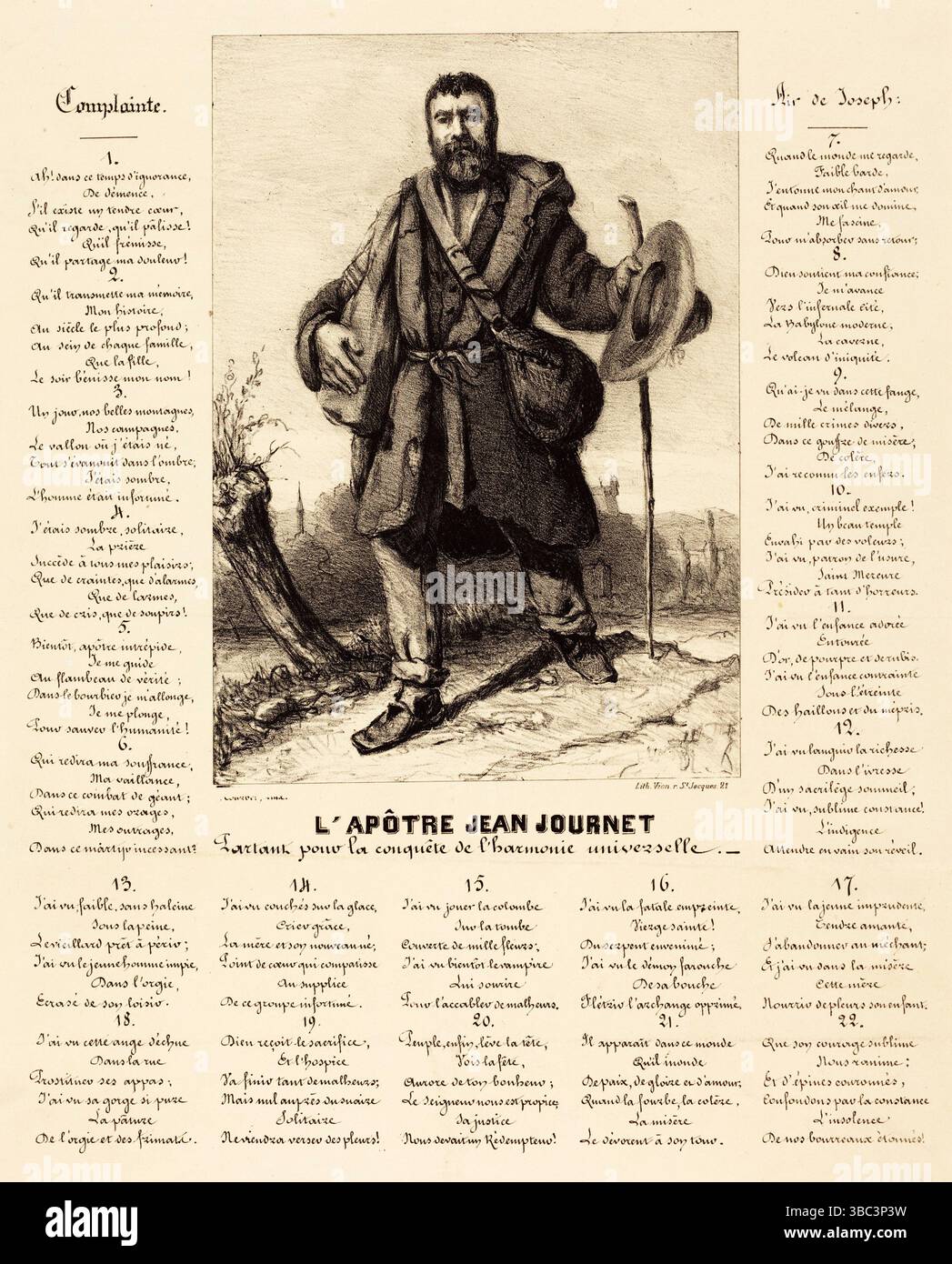 The Apostle Jean Journet Setting Out for the Conquest of Universal ...