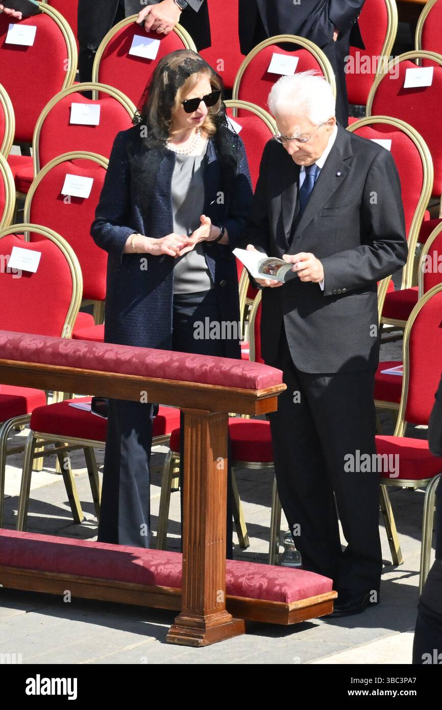 Vatican City, Vatican. 18th May, 2025. Pope Leo XIV Holy Mass for the Beginning of the ...