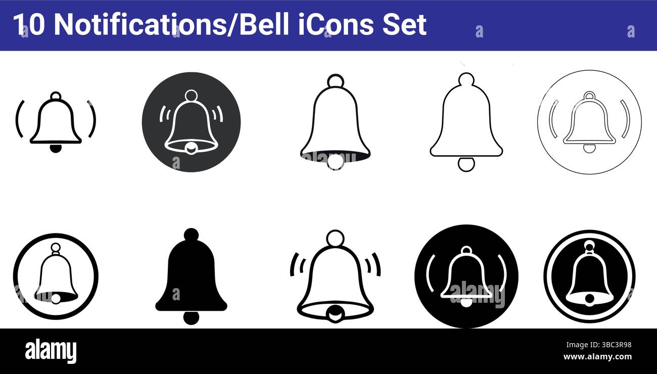 Bell reminder Stock Vector Images - Alamy