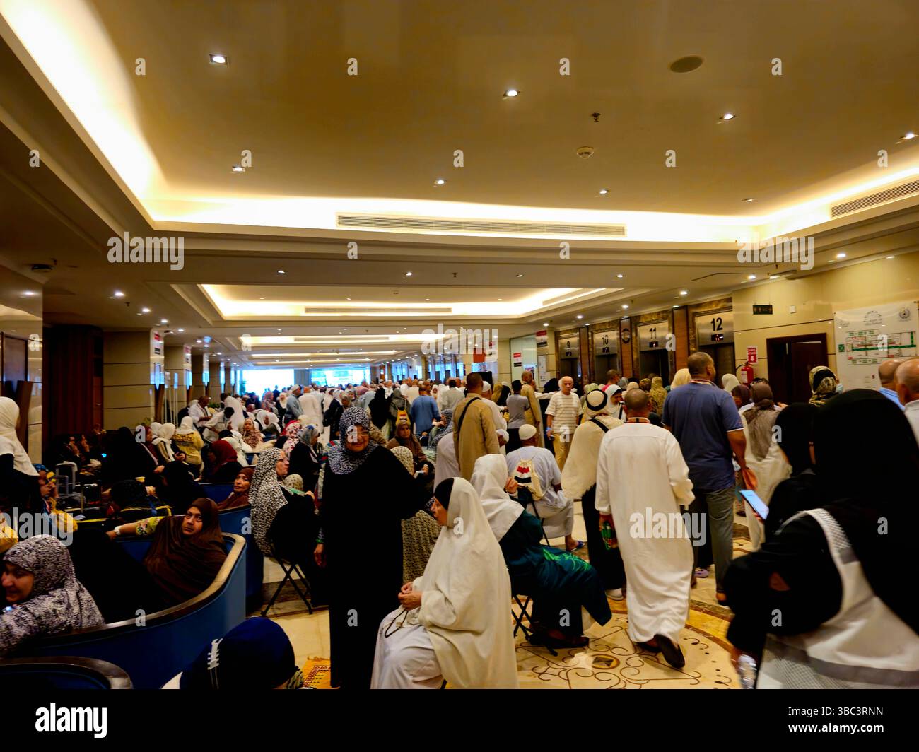 Mecca, Saudi Arabia, June 21 2024: the interior of the Residence Hotel ...