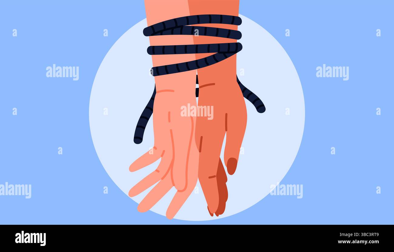 Toxic relationship and codependency, addiction problem in couple, psychological manipulation and ...