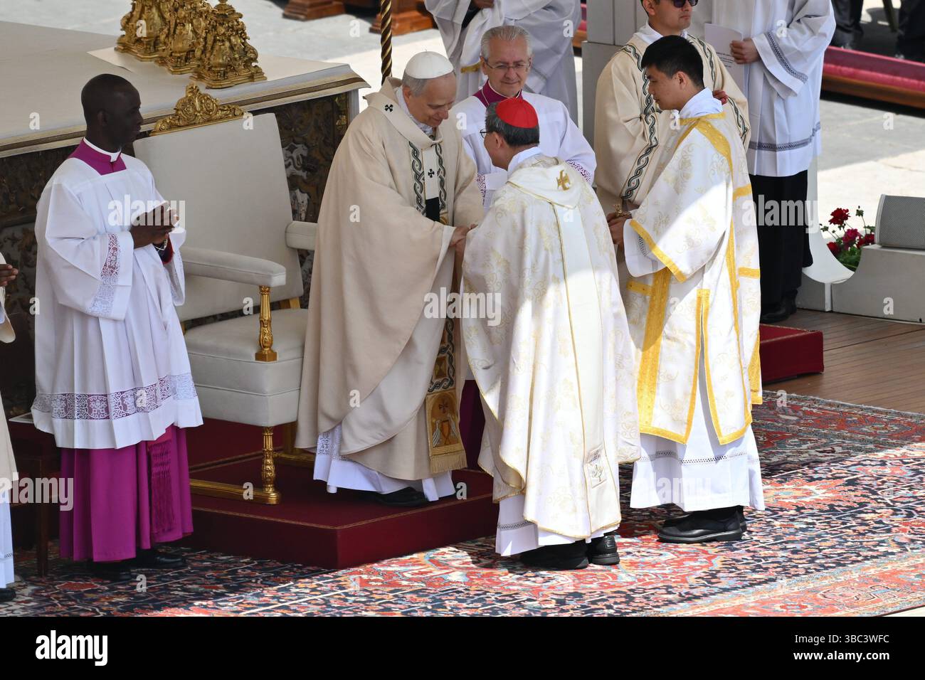 Vatican City, Italy. 18th May, 2025. Pope Leo XIV Holy Mass for the ...