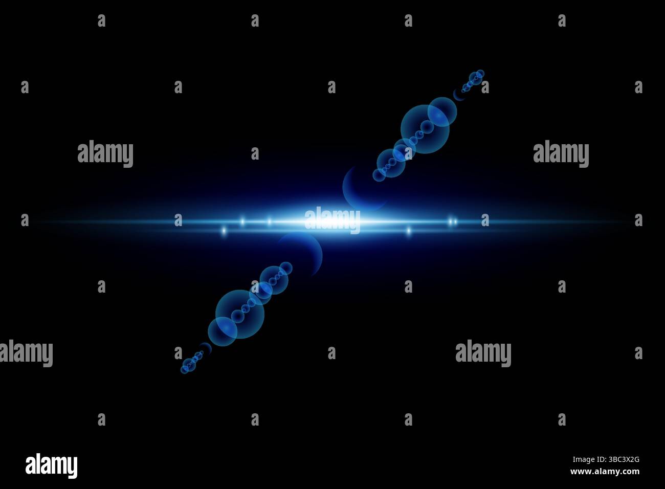 Shining star flare effect background Stock Vector Image & Art - Alamy