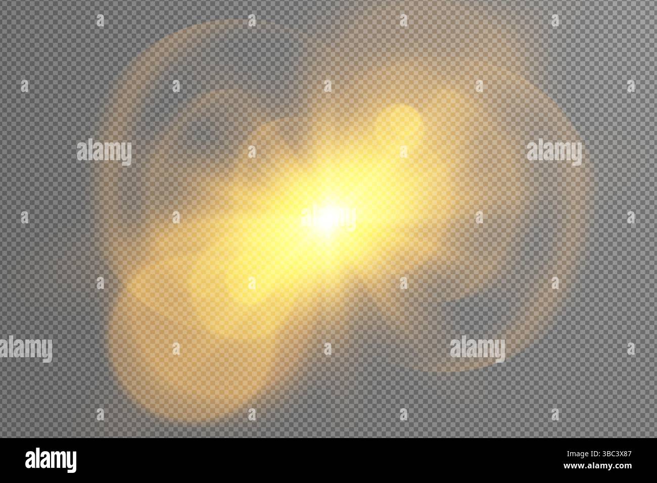 Glowing sun flare effect Stock Vector Image & Art - Alamy