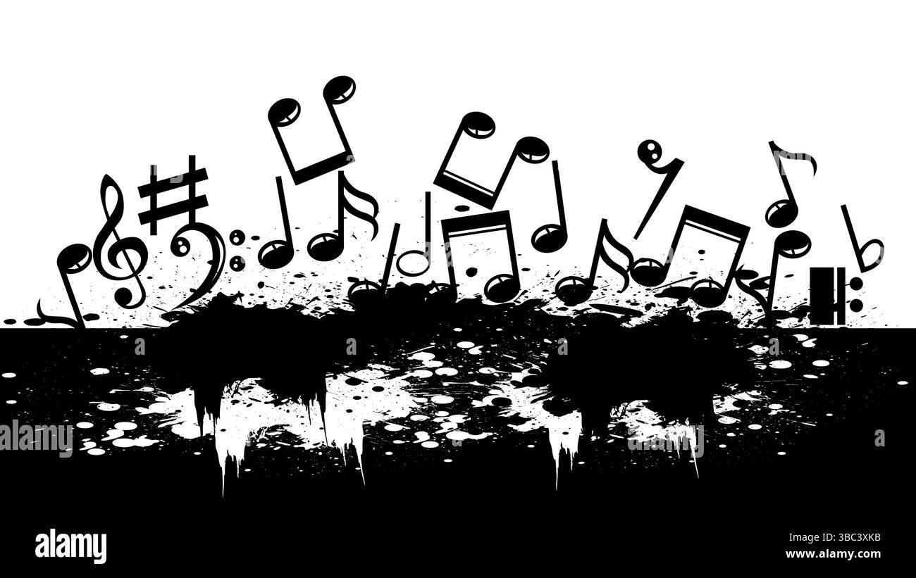 Musical notes staff background with lines Stock Vector Image & Art - Alamy