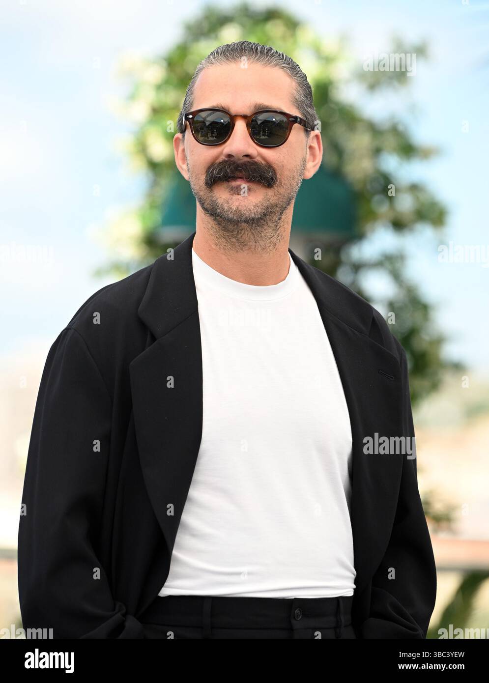 Cannes, France. 18th May, 2025. American actor Shia Labeouf attends the ...