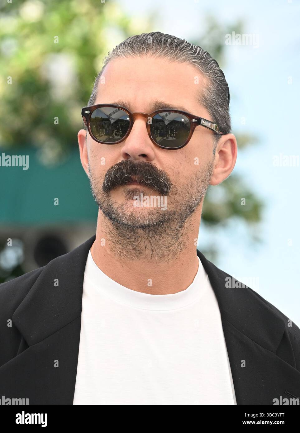 Cannes, France. 18th May, 2025. American actor Shia Labeouf attends the ...