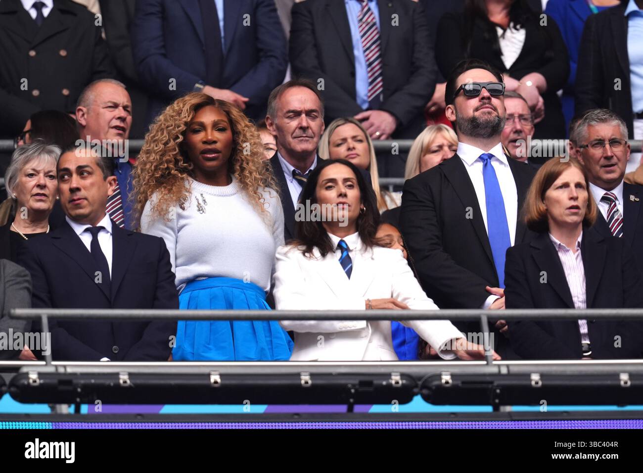 Chelsea Women new minority investor, Alexis Ohanian (right) with Serena ...