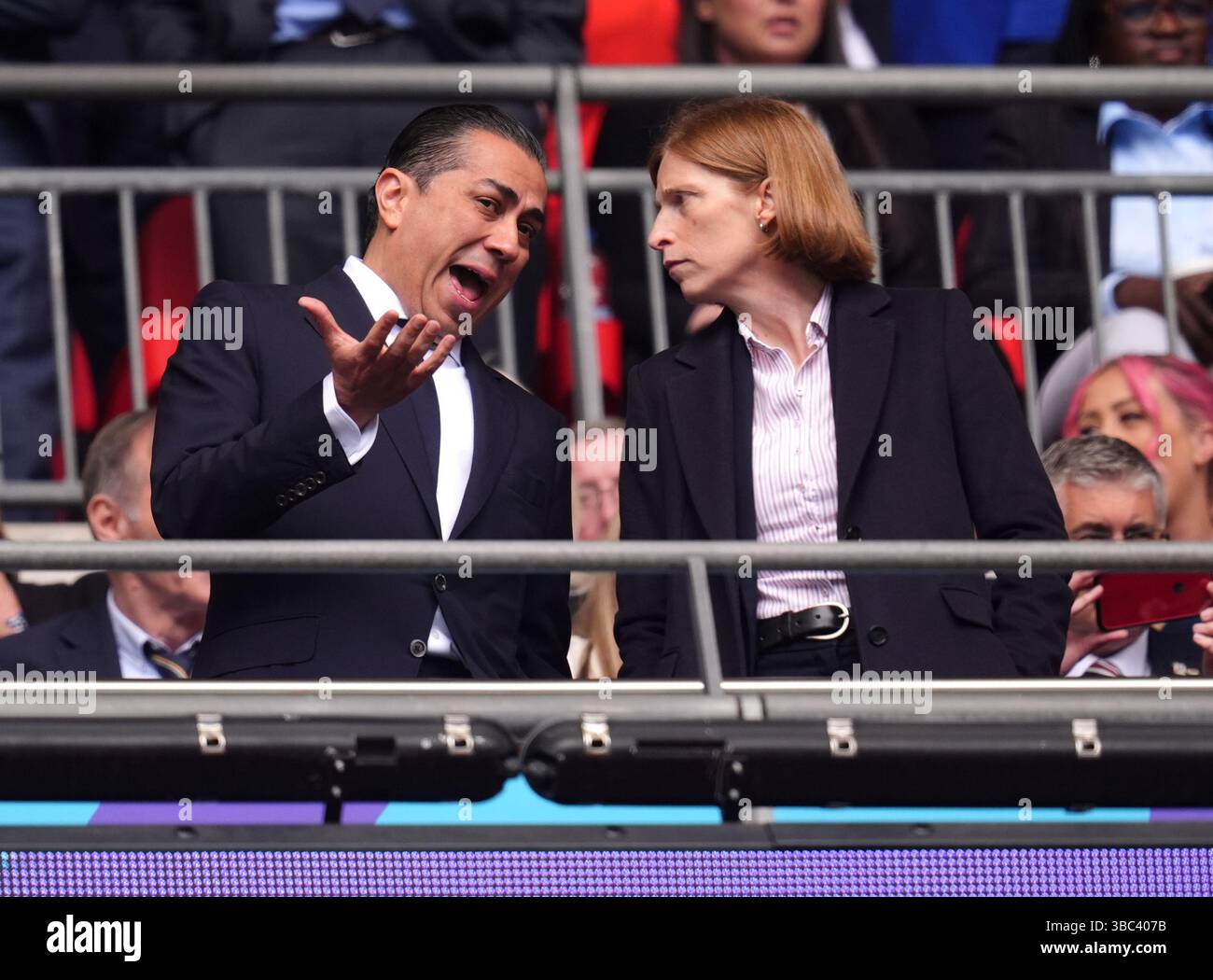 Co-owner of Chelsea Football Club Behdad Eghbali (left) before the ...