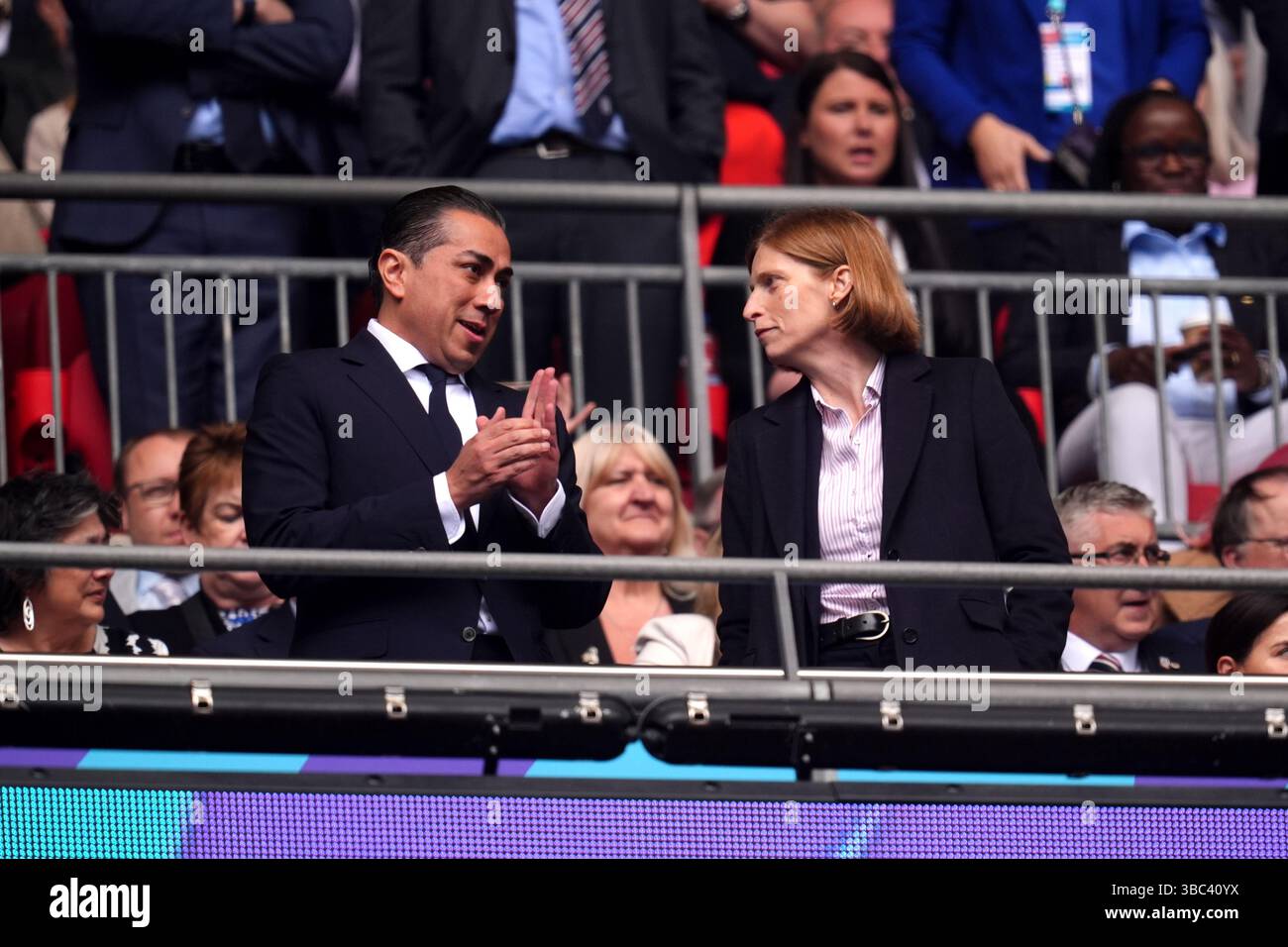 Co-owner of Chelsea Football Club Behdad Eghbali (left) ahead of the ...