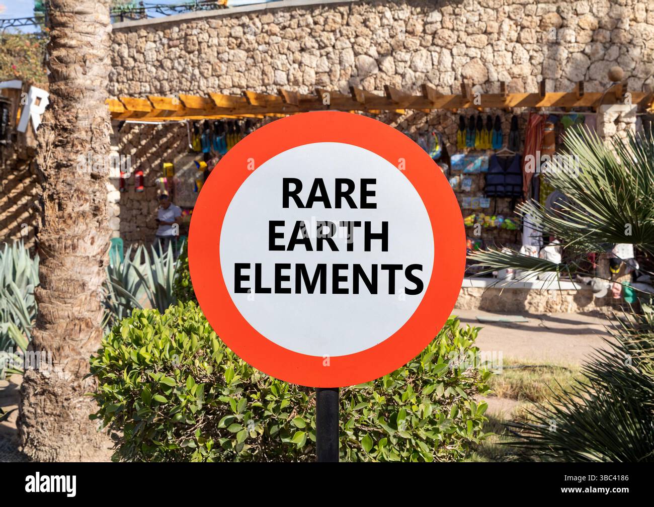 Rare earth elements symbol. Concept words Rare earth elements on ...