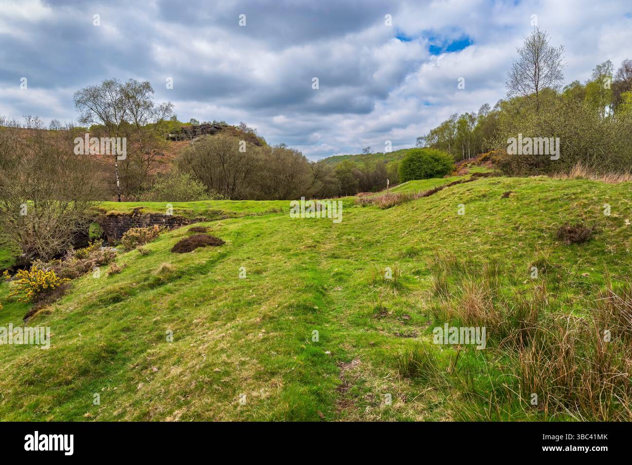 Barbrook Mill, historical lead-smelting works near Baslow, Peak ...