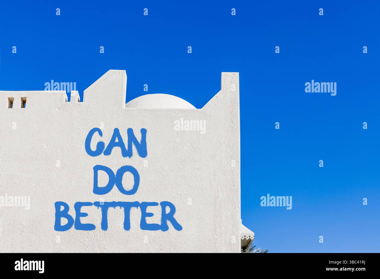 Can do better symbol. Concept words Can do better on beautiful white ...