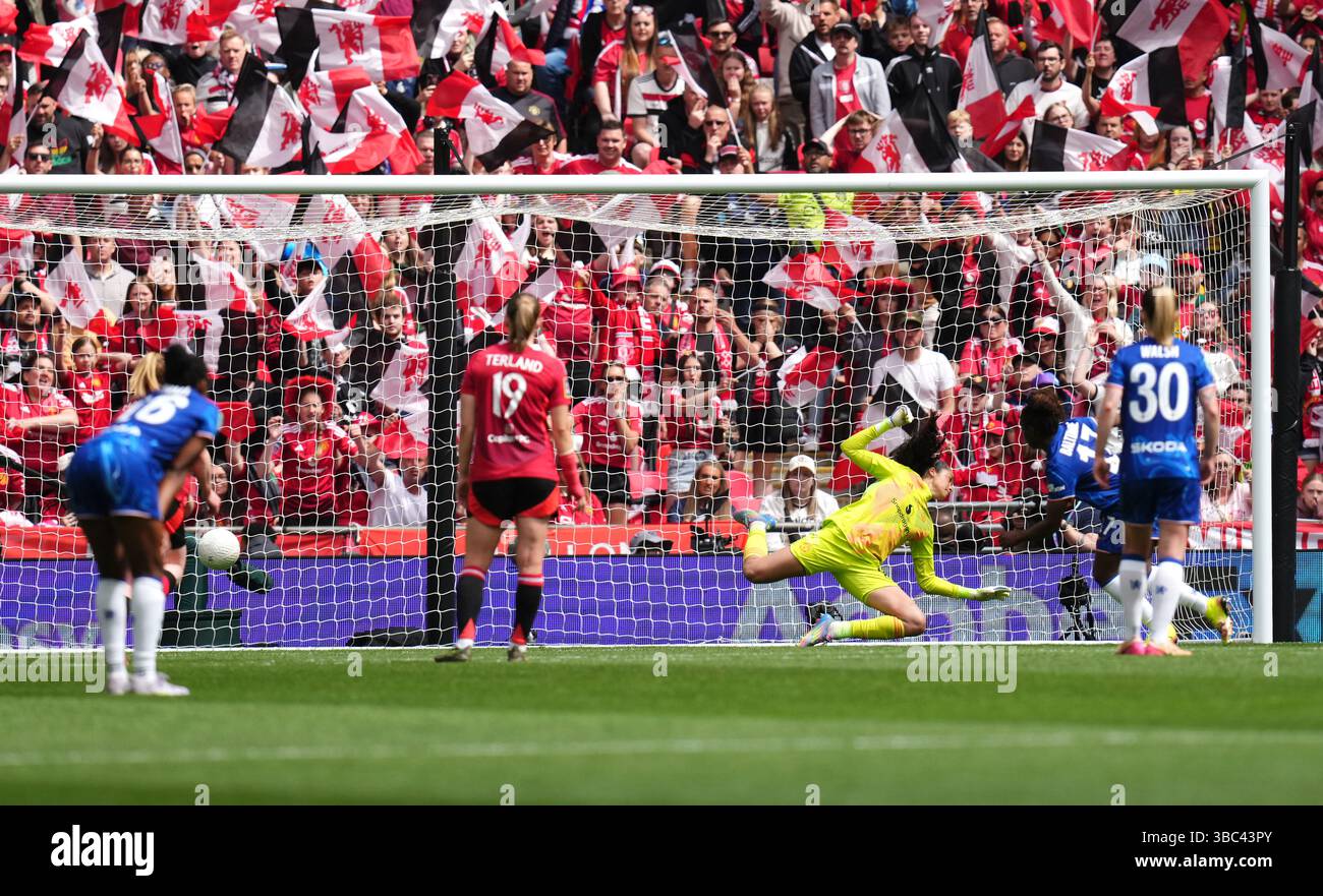 Chelsea's Sandy Baltimore (second right) celebrates scoring their side ...
